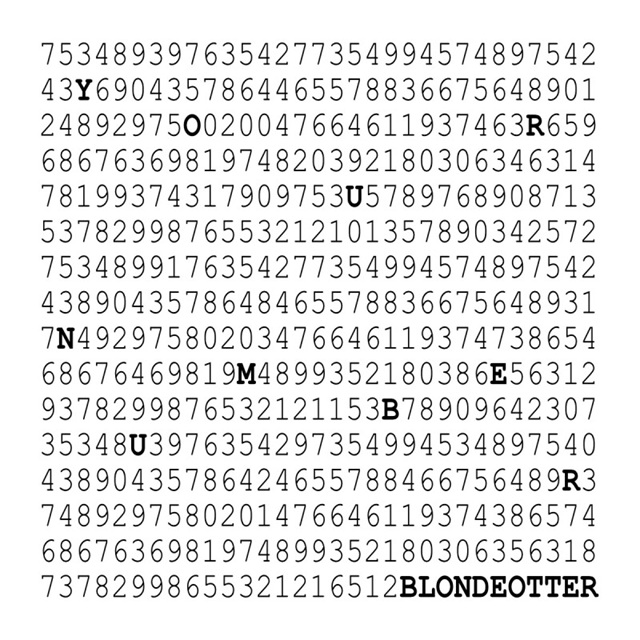 Listen: Blonde Otter - "Your Number" -- Obscure Sound